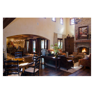 Texas Hill Country Style - Traditional - Living Room - Oklahoma City ...