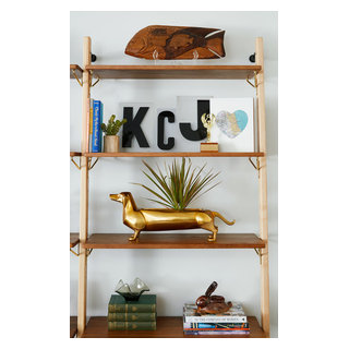 Textile, Lighting & Art Transformation - Eclectic - Living Room ...