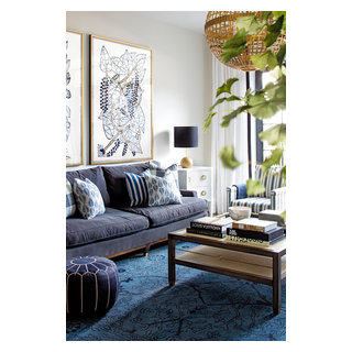 The Baltimore House - Transitional - Living Room - Baltimore - by Bria ...