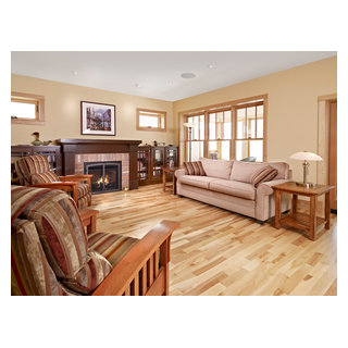 The Cabin - Traditional - Living Room - Edmonton - by Effect Home ...