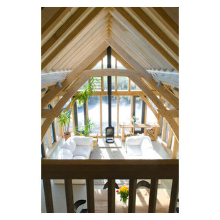 The Carpenter Oak Show Barn - Traditional - Living Room - Devon - by ...