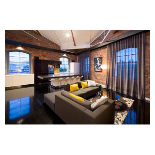 The Carson Woolstore - Industrial - Living Room - Brisbane - by TONIC ...