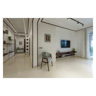 The Framed Chimera - Contemporary - Living Room - Delhi - by Intrigue ...