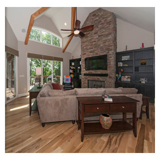 The Gilchrist Plan #734-D: Great Room - Eclectic - Living Room - Other ...