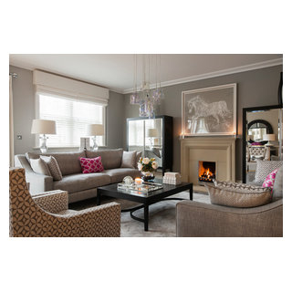 The Hamptons - Modern - Living Room - London - by April Hamilton ...