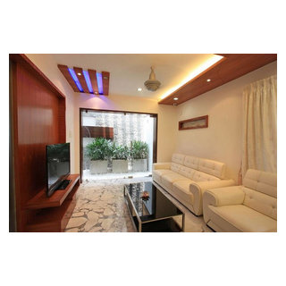 The Multi Level House - Contemporary - Living Room - Chennai - by ...