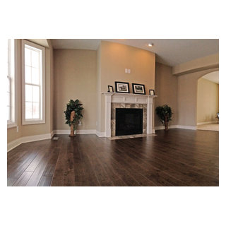 The "Pinehurst" Model Great Room - Traditional - Living Room - Chicago ...