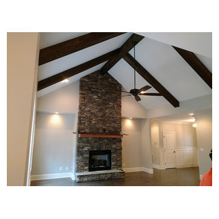 The Quinn Plan: Fireplace - Craftsman - Living Room - Charlotte - by ...