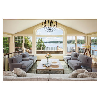 The Refuge - Traditional - Living Room - Boston - by Backdrop Interior ...