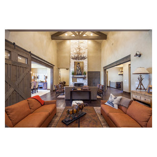 The Reserve at Lake Travis - Rustic - Living Room - Austin - by Design ...
