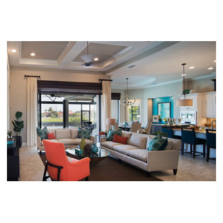 The Turnberry II Model, Arthur Rutenberg Homes - Transitional - Living ...