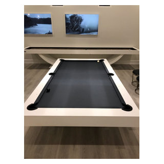 Theseus Custom High End Pool Table And Shuffleboard - Modern - Living ...