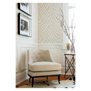 Thibaut - Wallpaper - Transitional - Living Room - Vancouver - by ...