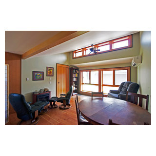 This passive solar addition also added an entire new living space to ...