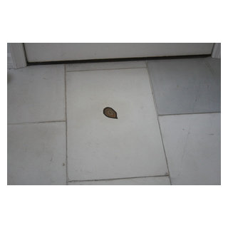Tile floor BUT tiles are handmade from CONCRETE! - Modern - Living Room ...