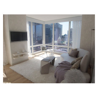 Times Square Platinum Residence I - Modern - Living Room - New York ...