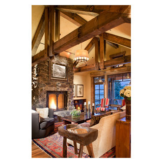 Tipple House - Rustic - Living Room - Denver - by Sunlit Architecture ...