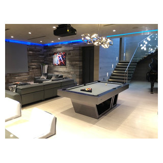 Titan Contemporary Custom Pool Table - Contemporary - Living Room - Los ...