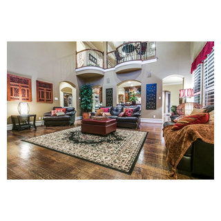 Traditional Custom Home - Traditional - Living Room - Dallas - by ...