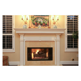 Traditional Fireplace in Lafayette, CA - Traditional - Living Room ...
