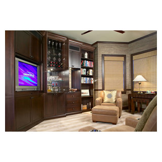 Traditional Library - Traditional - Living Room - New York - by ...