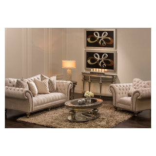 Traditional meets modern with the Laura sofa. - Contemporary - Living ...
