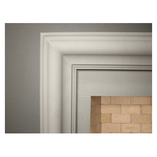 Transitional Fireplace Mantel Styles - Transitional - Living Room ...