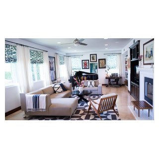 Transitional Great Room - Transitional - Living Room - Los Angeles - by ...