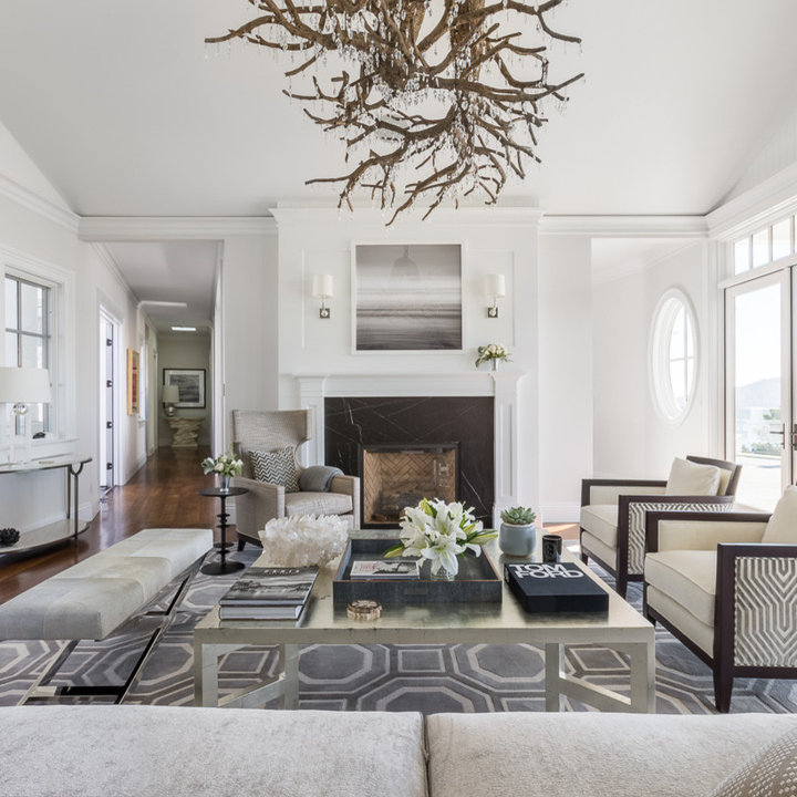 Transitional Modern Living Room - Photos & Ideas | Houzz