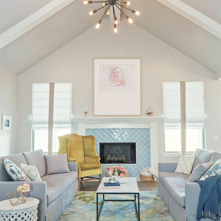 Transitional Modern Living Room - Photos & Ideas | Houzz