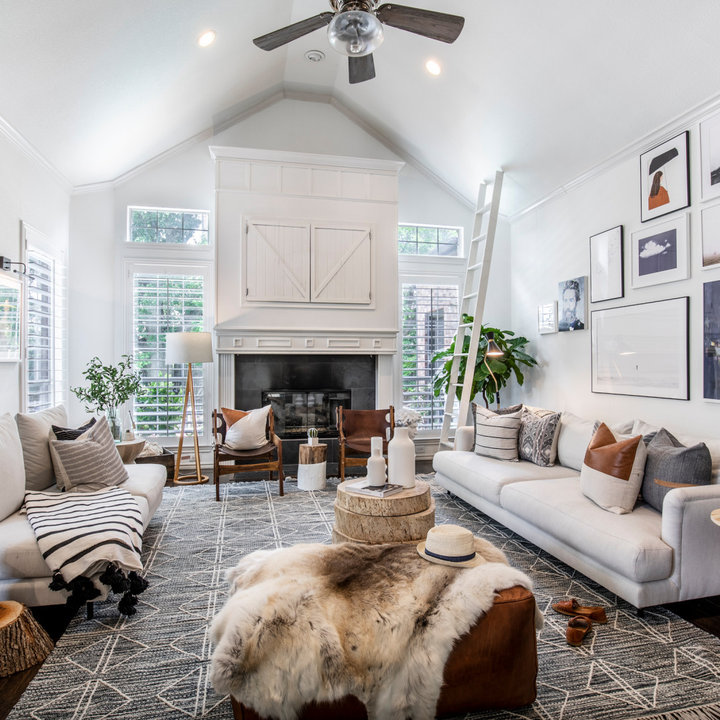 Transitional Modern Living Room - Photos & Ideas | Houzz