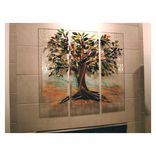 Tree of Life Panels - Modern - Living Room - Charlotte - by Designer ...