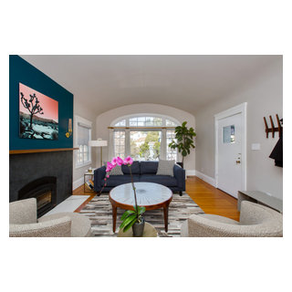 Trestle Glen - Transitional - Living Room - San Francisco - by William ...