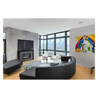 Ultra Modern Loft - Contemporary - Living Room - Other - by Lauren ...