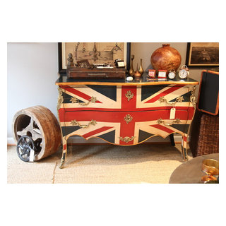 Union Jack Chest - Eclectic - Living Room - DC Metro - by FOUNDRY by ...