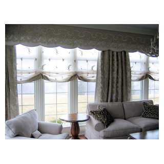 Unique Window Treatments - March 2013 - Traditional - Living Room - New ...