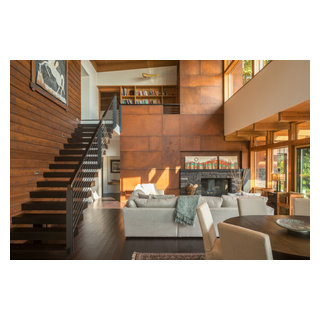 Uphill House - Contemporary - Living Room - Seattle - by Coates Design ...