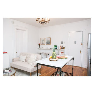 Upper East Side Parisian Apartment - Transitional - Living Room - New ...