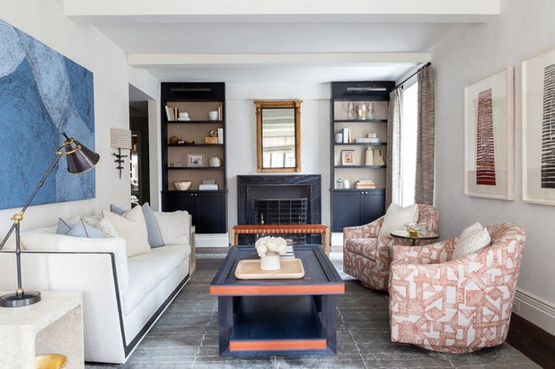 Color and Texture Create an Elegant Living Room