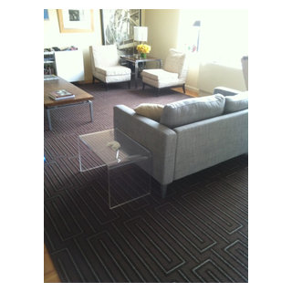 Upper West Side 2 Bedroom Rental Re-do - Transitional - Living Room ...