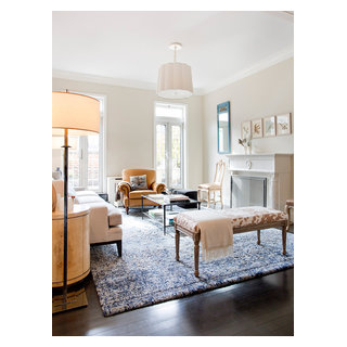 Upper West Side Starter Penthouse - Traditional - Living Room - New ...