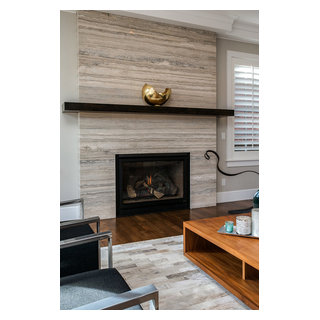 Upscale Observatory Park Interior Design - Transitional - Living Room ...