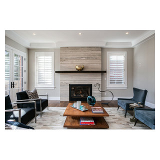 Upscale Observatory Park Interior Design - Transitional - Living Room ...