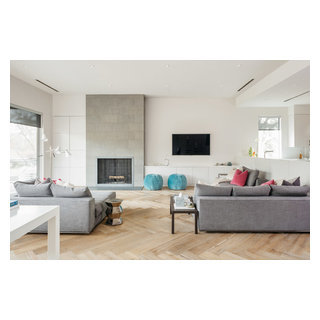 Urban Modern - Contemporary - Living Room - Houston - by Poet Interiors ...