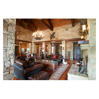 Uvalde Ranch House - Rustic - Living Room - Austin - by A-Design By ...