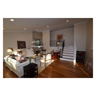 Vacant Staging - Split Level - Clásico renovado - Salón - Nueva York ...