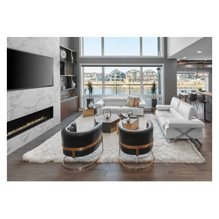 Verity II - Contemporary - Living Room - Edmonton - by Vicky's Homes ...