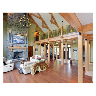 Victoria (Metcalfe) Project - Rustic - Living Room - Toronto - by Chuck ...