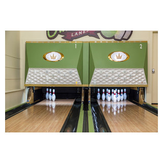 Vintage 1950s Equipment Restored for Retro Home Bowling Alley ...