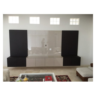 Wall unit, West Palm Beach - Modern - Living Room - Miami - by ABV Wood ...